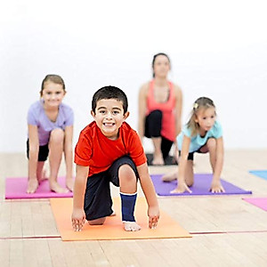 Luwint kid Compression Ankle Brace - Knitted Ankle Sleeve Sock Support for Sprains Arthritis Tendonitis Running Fitness, 1 Pair