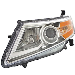 Evan Fischer Headlight Set of 2 Compatible With 2011-2013 Honda Odyssey OE comparable Halogen Direct Fit Driver and Passenger Side