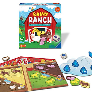 Ravensburger Rainy Ranch - Engaging Cooperative Game for Toddlers | Skill Development | Flexibility for Growing Minds | Stimulates Imagination