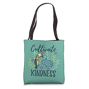 Disney Encanto Cultivate Kindness Floral Logo Tote Bag