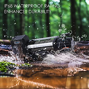 POLESTAR 12V DC 13,000 lb Electric Truck Winch Synthetic Rope 3/8" Diameter, for SUV Trailer Offroad, Waterproof Wireless Remote