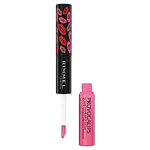 Rimmel London Provocalips 16hr Kiss-Proof Lip Color - Two-Step Liquid Lipstick to Lock in Color and Shine - 200 I'll Call You, .14 fl.oz.