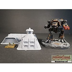 Military Command Bunker 6mm/8mm Tabletop Terrain Compatible with Epic, Adeptus Titanicus, Hex Maps