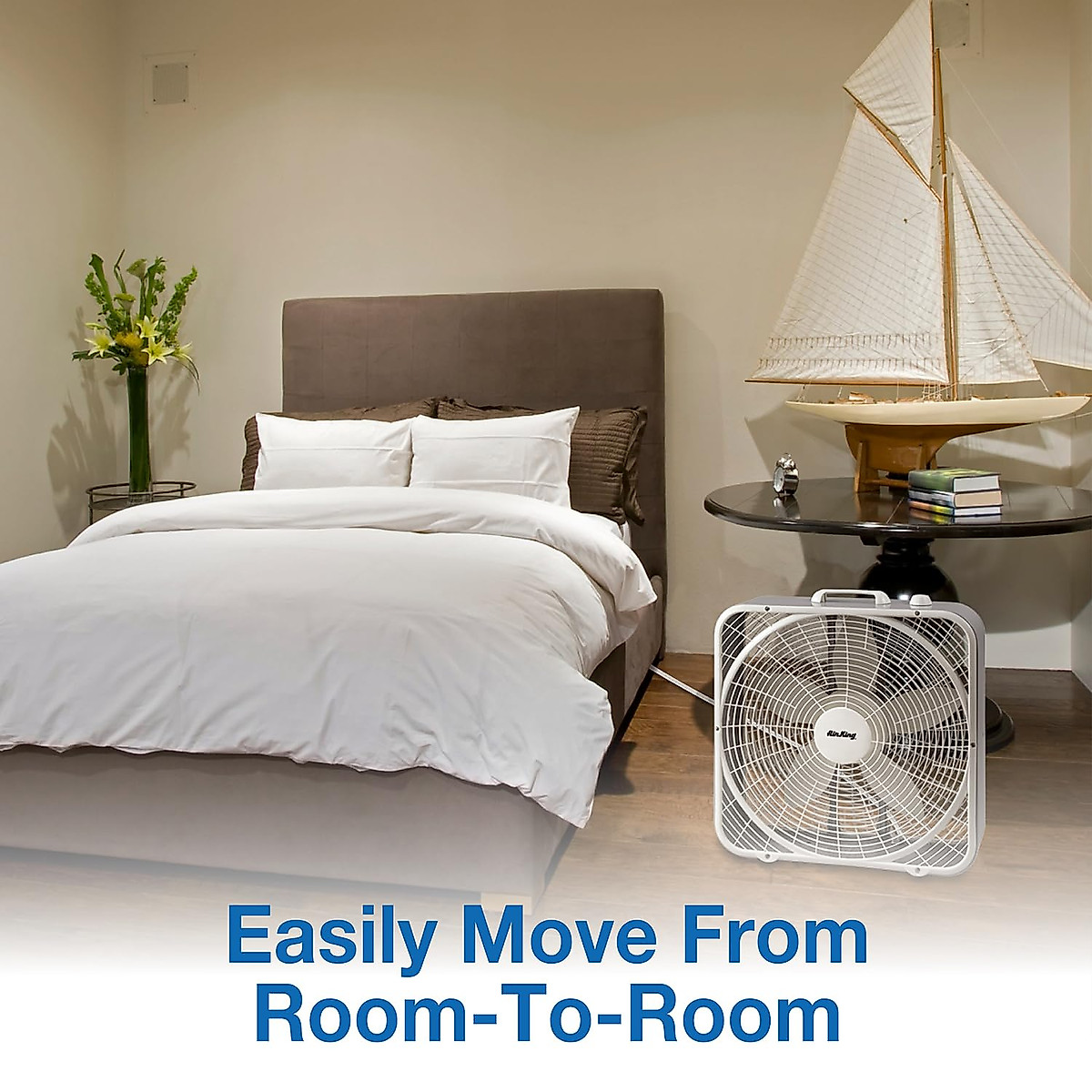 Air King 9723 20-Inch 3-Speed Box Fan , White