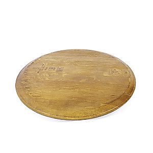 Bordeaux-Barrel Rotating Lazy Susan Server 22"