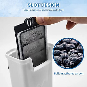 Moonorange Auqarium Filter Cartridges, Filter Replacement Plates, Turtle Tank Filter Sponges, Suit for 3.5W 280L/H Low-Water Filter. (Pack-5)