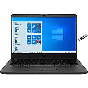 2021 HP Laptop 14" HD AMD Athlon Silver 3050U Radeon Graphics 4GB DDR4 128GB SSD Webcam WiFi Bluetooth RJ-45 LAN Windows 10 S w/ RATZK 32GB USB Drive
