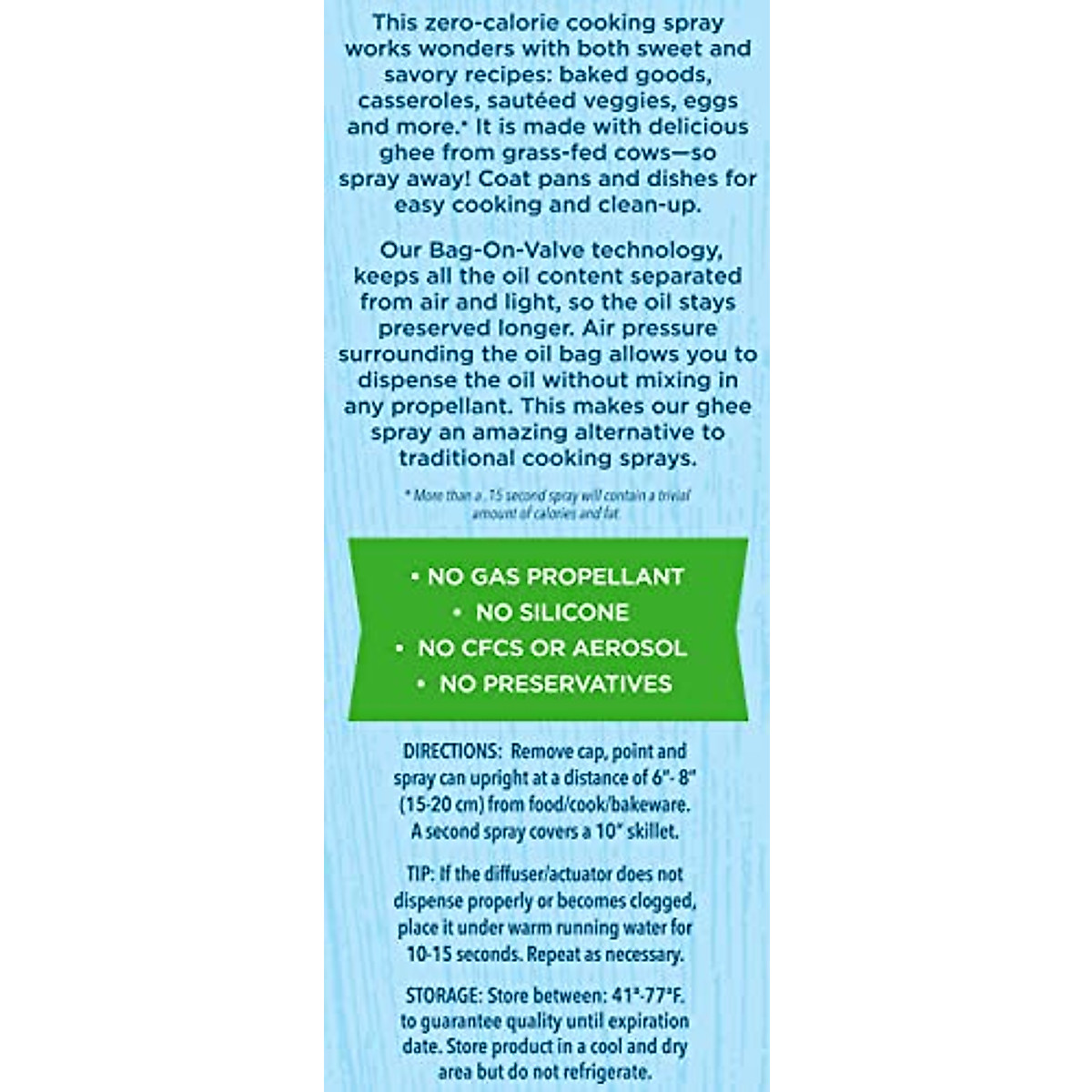 Carrington Farms Ghee Cooking Spray, 5 Ounce