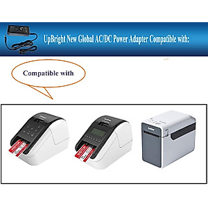 UpBright 25V AC/DC Adapter Compatible with Brother QL-810W QL-810 QL-820NWB QL820 TD-2120 TD-2120N TD-2130N TD-2120NW TD-2020N TD-2020 TD-2130NHC TD-2130NW TD-2130NWL S01776A PA-AD-001A Printer Power