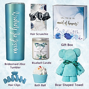 COLOAPT Maid of Honor Proposal Gifts,Will You be My Maid of Honor Gifts Box,Maid of Honor Proposal box for Engagement Wedding Gifts,Maid of Honor Proposal Gifts Bridal Bachelorette Party Gifts