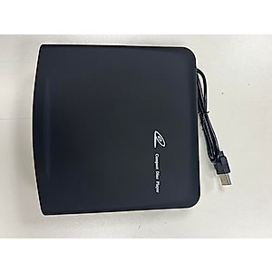 External Universal CD Player for Car - LEHWEY Portable CD Player with Extra USB Extension Cable, Plugs into Car USB Port, Laptop, TV, Mac, Computer, for Android 4.4 and Above Navigation