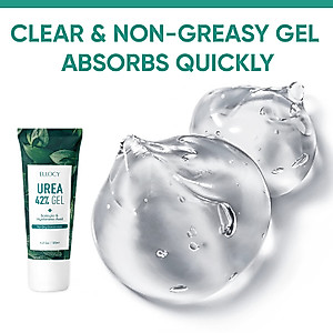 Ellocy 42% Urea Gel Max Plus Salicylic & Hyaluronic Acid - cracked heel repair callus remover gel for Elbows, Feet, and Hands, and cracked heel, calloused feet remover gel