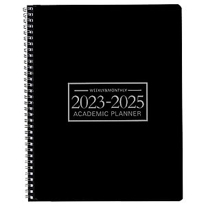 Office Planner July 2023 - June 2025 Monthly Calendar Planner - 9×11 Inch Time Management Personal Planner Hard PVC Cover with Spiral Bound