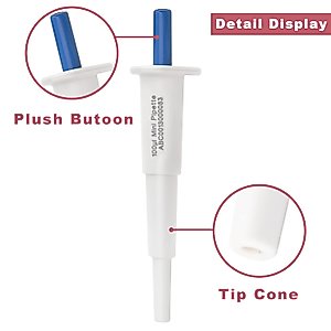 ONiLAB Mini Fixed Volume Pipette Manual Single Channel Pipettor, Laboratory Micro Pipette ，Micropipette Volume 100μl Blue