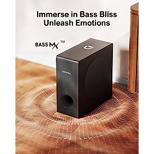 ULTIMEA Sound Bar for Smart TV with Dolby Atmos,190W Peak Power Soundbar with Subwoofer, TV Sound Bar with Bass Boost, Home Theater Audio Sound Bars for TV Speakers, Ultra-Slim Series Nova S50