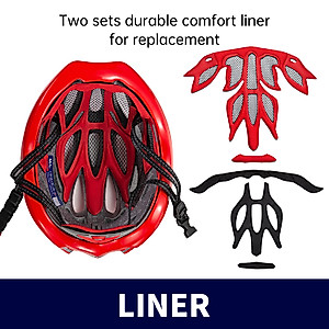 HOCALISS Adult Bike Helmet, Road Bike Helmet for Adult Men Women Cycling Adjustable M/L Size 21.65 to 24 Inches