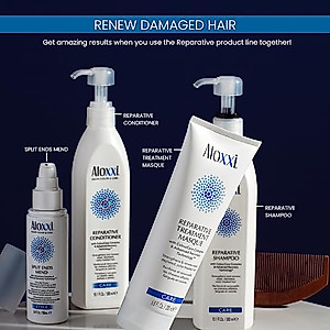 ALOXXI Repair Hair Mask for Color-Treated Hair - Hair Treatment Mask with Keratin & Peptides - Deep Treatment Masque for Dull & Damaged Hair, 6.8Fl Oz