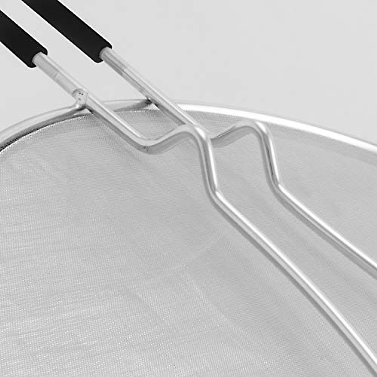 ExcelSteel Durable Easy to Use Kitchenware Oil Guard Splatter Screen, 13", Black