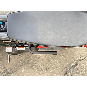 Upgrade Exhaust Pipe With Female Threaded For Predator 212cc 196cc Go Kart& Mini Bike, For Coleman Powersports CT200U,CT200U-EX,BT200X Black