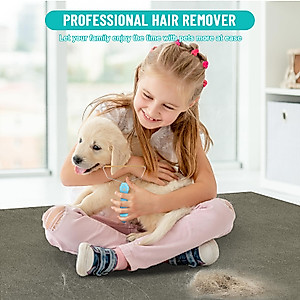 Qiguet Pet Hair Remover Dog Hair Remover - Cat Hair Remover Furniture,Carpet Rake,Pet Hair Removal Tool,Pet Hair Remover for Couch,Pet Towers,Floor Mats & Rugs - Unique Carpet Scraper & Fur Remover