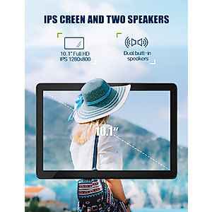 Tablet 10.1 Inch Android 11 Tablets,Quad-Core Processor 3GB RAM 64GB ROM,1280 * 800 IPS Touch Screen,Dual Speaker,2.0 Front + 8.0 MP Rear Camera,Long Battery Life and GMS Certified Tablet