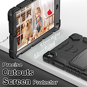 RUGGYCASE Case for iPad 9.7 inch 2017/2018,Shockproof iPad Air 2 Case with Screen Protector - Heavy Duty Protective Cover for iPad 5th / 6th Generation