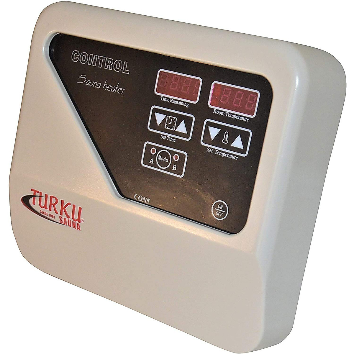 TURKU TU90WD-OD - Residential 9KW Wet & Dry 240V Sauna Stove External CON5 Digital Controller