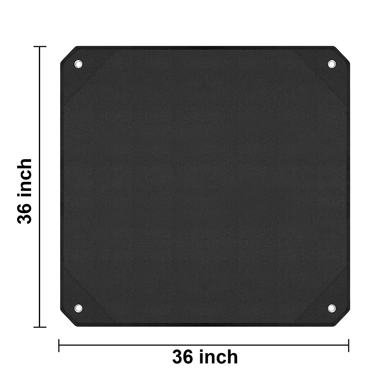 Air Conditioner Cover for Outside Units, Black Snow-Resist Winter Waterproof Outdoor AC Defender, AC Condenser Shade for Outside Unit, Heavy Duty Top Central Air Conditioner Cover (black-36*36in)