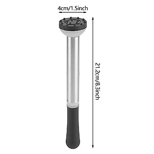 Mojito Muddler, Drink Muddler 8.3inch Lightweight for Bars Restaur, Hotels and Homes for Making Cocktails Drinks Juice