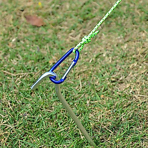 BESPORTBLE 12pcs Tent Pegs Canopy Pegs Anchor Tent Peg Large Tent Stakes Camping Stake Long Tent Stakes Camping Safety Stakes Heavy Tents Awning Rope Fixing Nails Shade Safety Pile