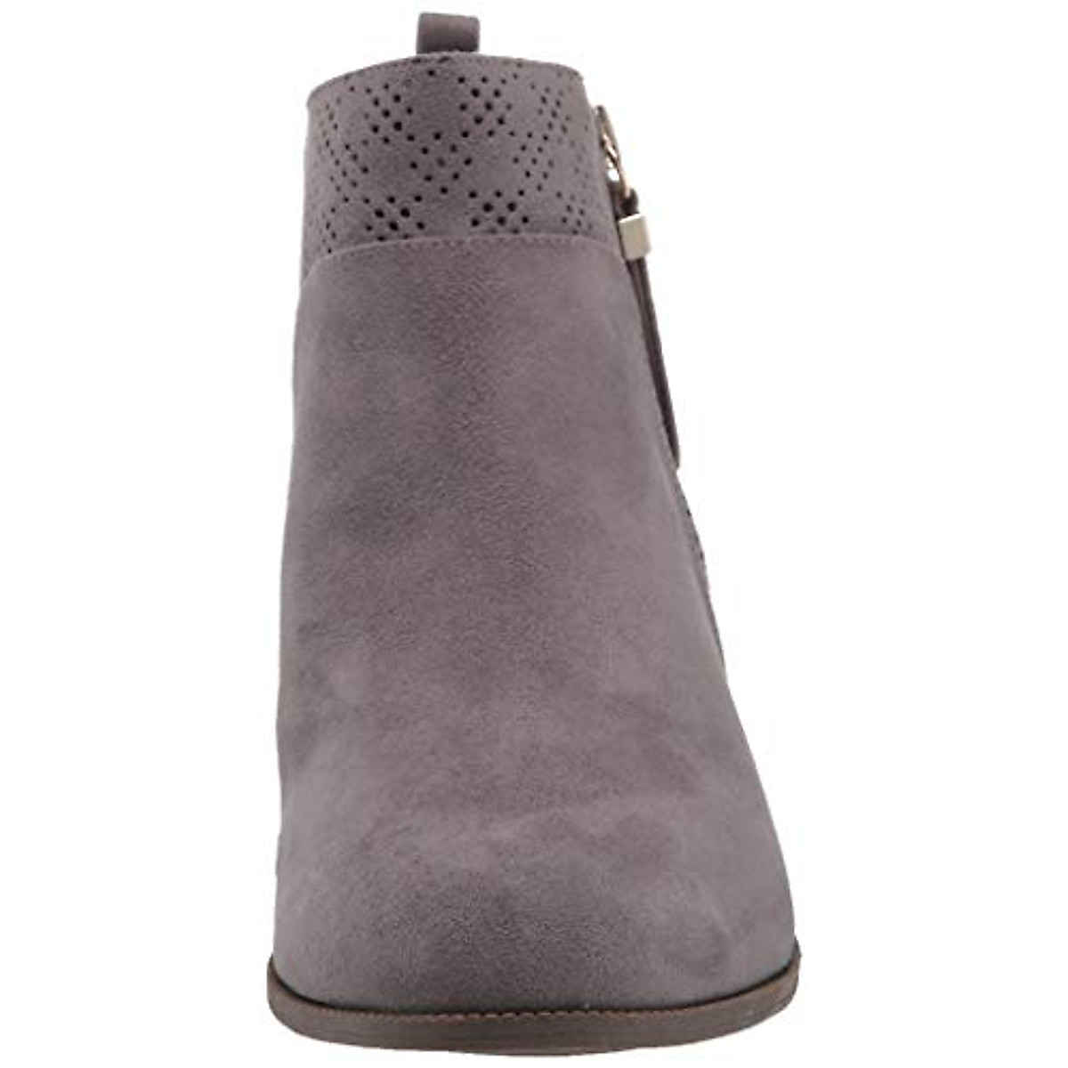 Dr. Scholl's Shoes womens Brianna Ankle Boot, Dark Shadow Grey Microfiber, 7.5 US