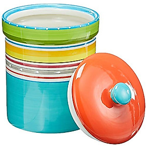 Certified International 4 Piece Mariachi Canister Set, Multicolor