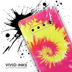 DesignSkinz Spiral Tie Dye V2 Protective Vinyl Decal Wrap Skin Cover Compatible with The Samsung Galaxy S20 (Screen Trim & Back Glass Skin)