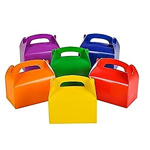 Ifavor123 Bright Colorful Assorted Treat Boxes for Party Favors Gifts (12 Pack)
