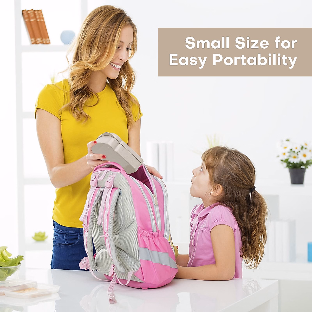 ATAMOW Sandwich Containers, 4 Pcs Sandwich Containers for Lunch Boxes with 10 Sheets Food Graffiti Stickers, Sandwich Box with Lid, BPA Free, Microwave & Dishwasher Safe(Beige