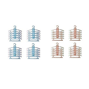 40pcs Baby Gift HGYZE Nursery Closet Hangers, Ultra-Thin Non-Slip and Extendable Laundry Infant Pant Hanger for Newborn Clothes - Adjustable Children Coat Hanger for Girl Boy Toddler Kid（Blue & Pink）