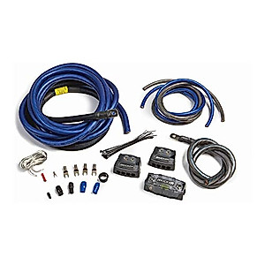 Kicker 46PKD1 PKD1 1/0AWG Dual Amplifier Power Kit - Power, Ground, Distribution Block, Remote Wire and Fuse Block.