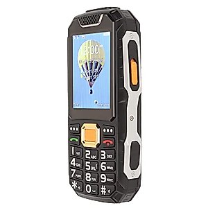 ASHATA 2G Senior Cellphone, Big Button Dual Card Cellphone with 2.8in HD Screen and Flashlight, Elderly Students Parents, Unlocked Easy to Use Mobile Phone (Black)