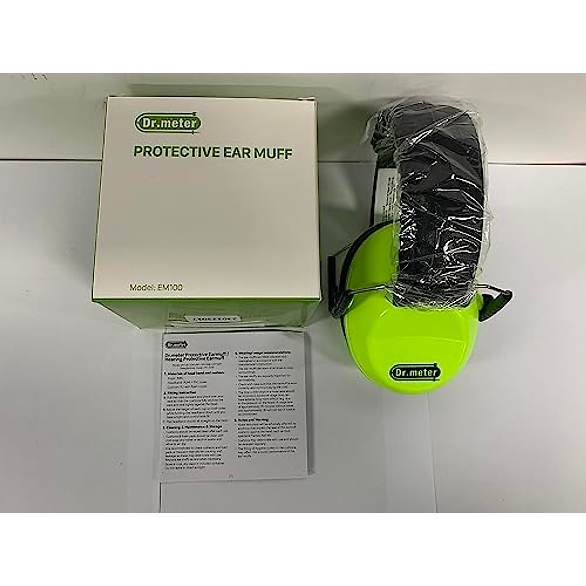 Ear Muffs for Noise Reduction: Dr.meter 27NRR Noise Cancelling Headphones for Kids with Adjustable Head Band, EM100 Hearing Protection Earmuffs for Football Game, Concerts, Air Shows, Fireworks