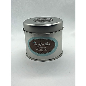 S'mores 8 oz Tin Jar Pure Soy Wax Candle Hand Poured in the USA