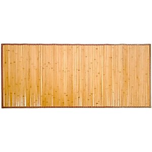 Nisorpa Natural Bamboo Bathroom Mat 28x79 Inches Large Bamboo Area Rug Anti Slip Kitchen Floor Runner Bamboo Matting Carpet for Bedroom Living Room Kitchen