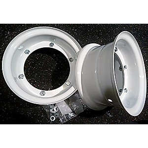 Gravely, Ariens to fit: Pair Set of 2 New 8" Lawnmower Garden Rim Tractor Wheel for 4.00-8 Tires B1R86FB