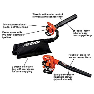 Echo ES-250 25.4cc Shred N Vac