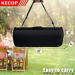 Portable Solar Oven BBQ Cooker, Solar Stove Cooker with 4.5L Large Capacity, Solar Oven Sun Cooker Foldable Camping Stove with Thermometer for Outdoor Camping Backpacking Hiking Familiy Party