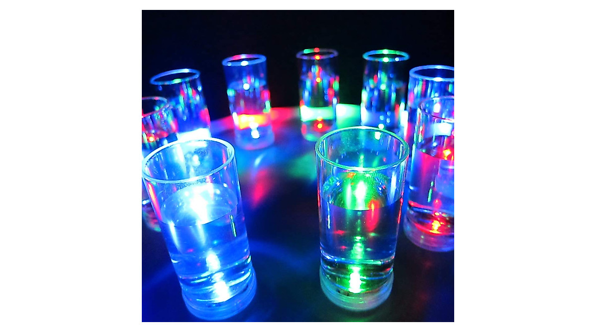 Light Up Glowing Shooter Glasses (Set of 12) - Light Up LED Shot ...