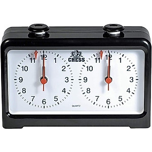 WE Games Royal Crest Analog Chess Clock/Timer by Wood Expressions
