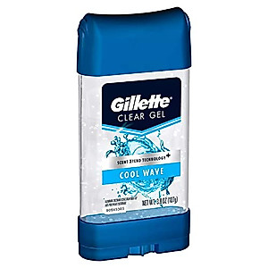 Gillette Anti-perspirant/deodorant Clear Gel (Pack of 6)