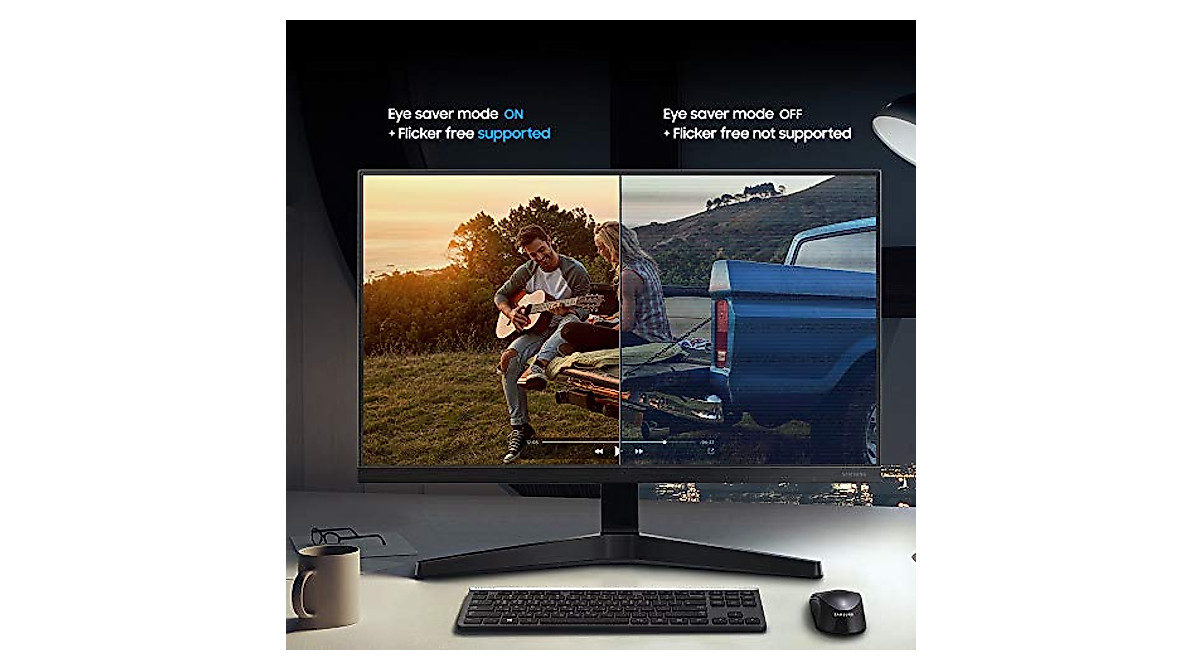 SAMSUNG 27" T35F Monitor - Borderless, 75Hz & Eye Care