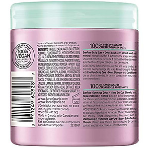 L'Oreal Paris EverPure Exfoliating Scalp Care + Detox Scrub with Apricot seed, 8 Ounce