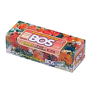 BOS Amazing Odor Sealing Disposable Bags for Diapers, Pet Waste or any Sanitary Product Disposal -Durable and Unscented (90 Bags) [Size: S, Color: White]Too Small to get a Litter Scoop Inside!